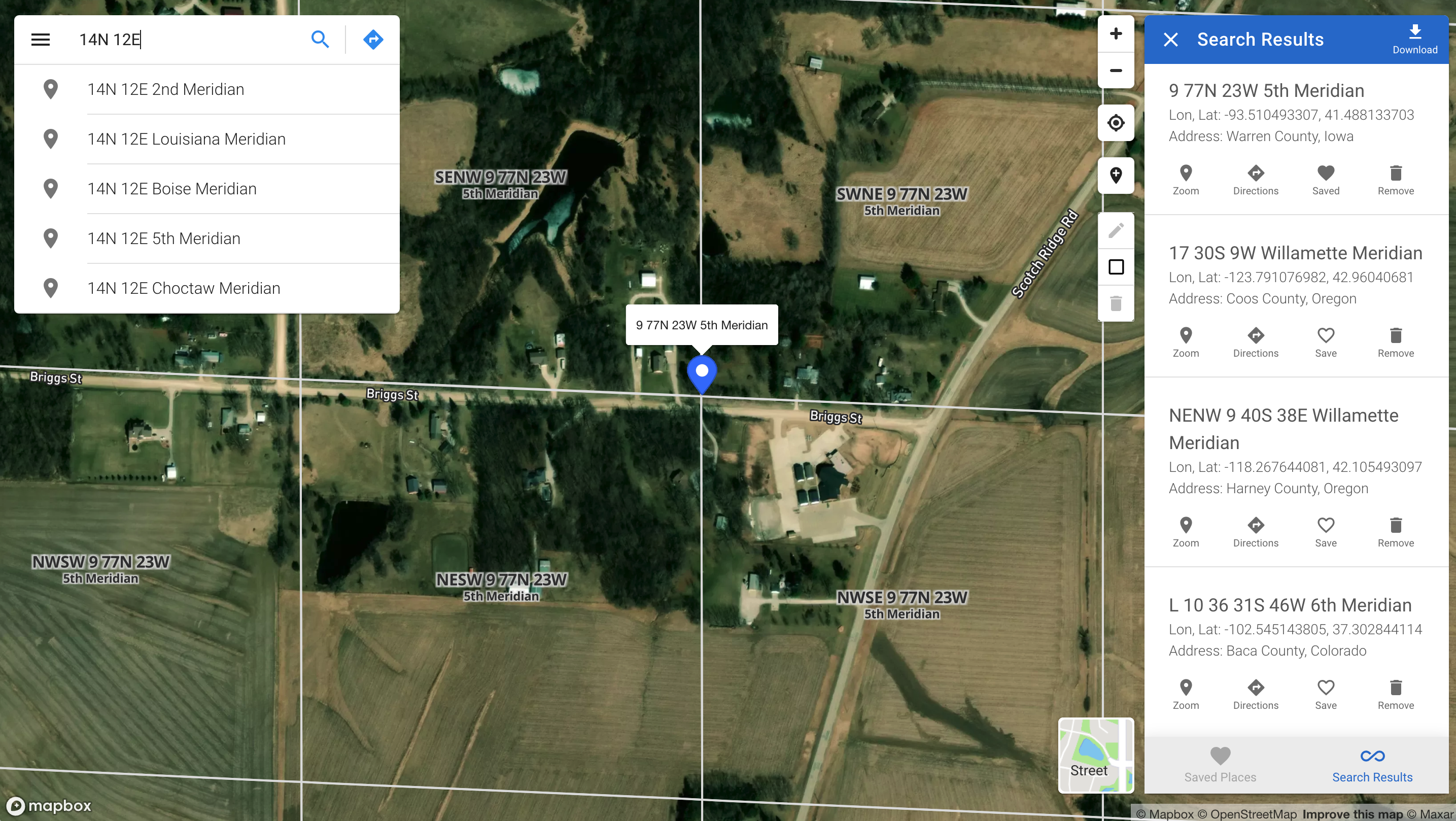 Township Range Section Converter - Convert to Lat Long | Township America